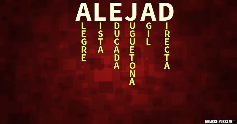 Qué significa alejad
