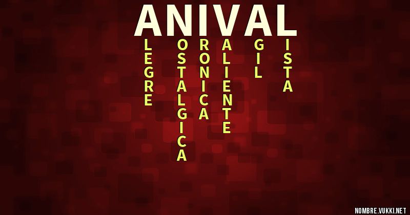 Qué significa anival