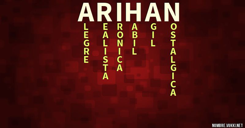 Qué significa arihan