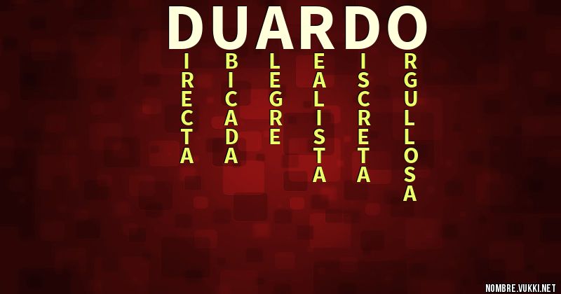 Qué significa duardo