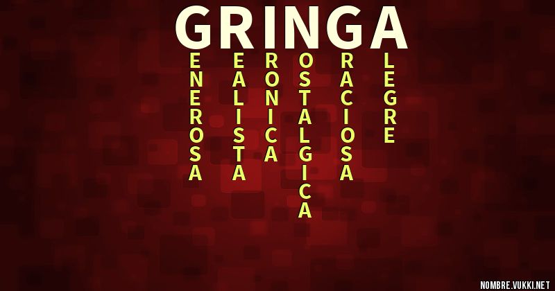 Qué significa gringa