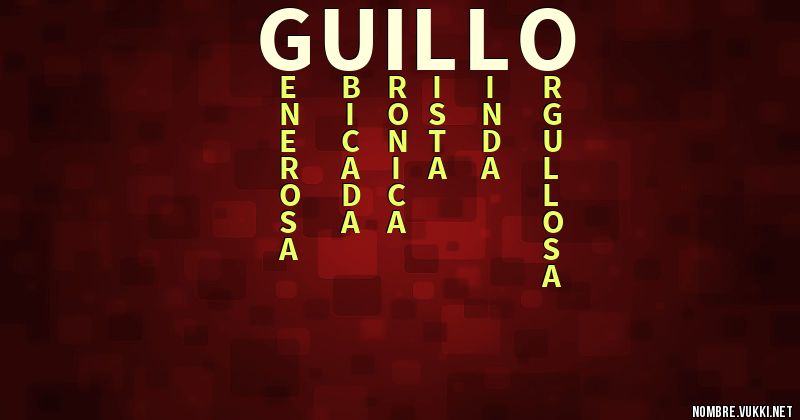 Qué significa guillo