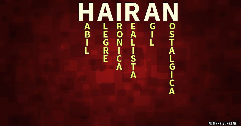 Qué significa hairán