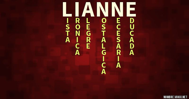 Qué significa lianne
