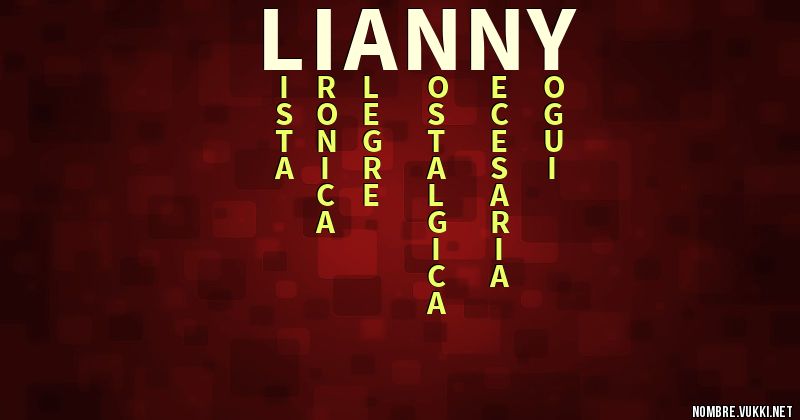 Qué significa lianny