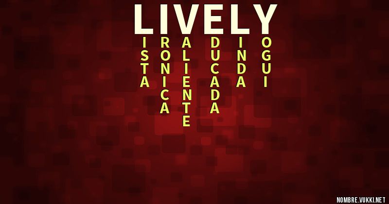 Qué significa lively