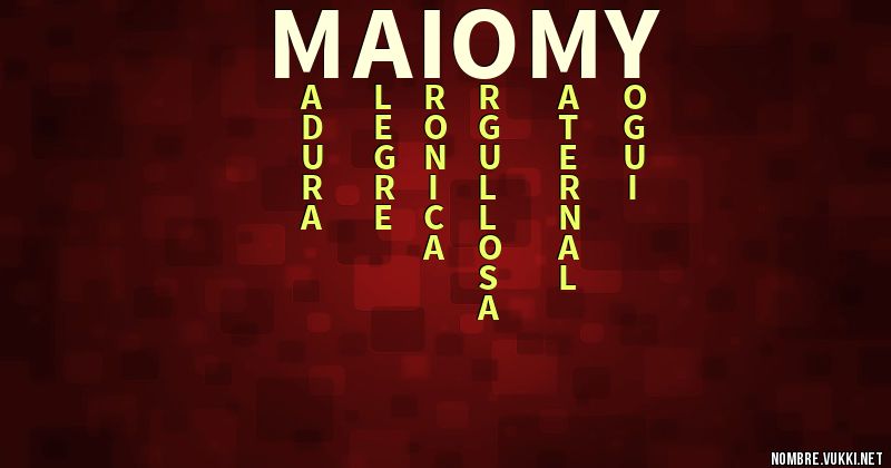 Qué significa maiomy
