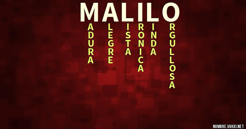 Qué significa malilo