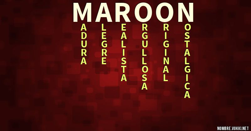 Qué significa maroon5