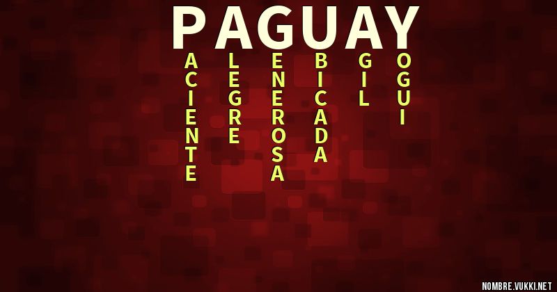 Qué significa paguay