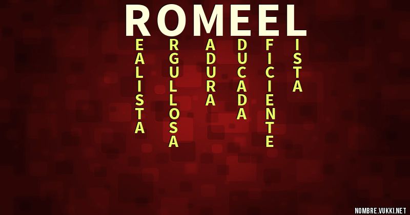 Qué significa romeel