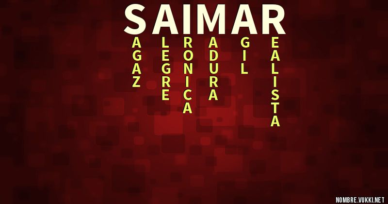 Qué significa saimar