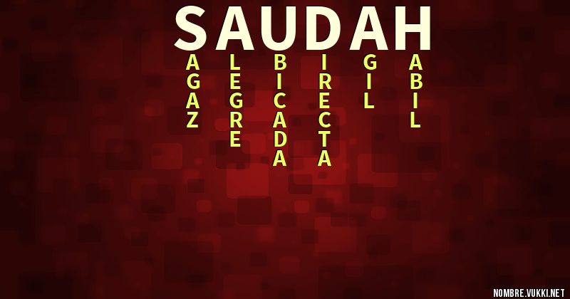 Qué significa saudah