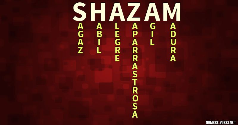 Qué significa shazam