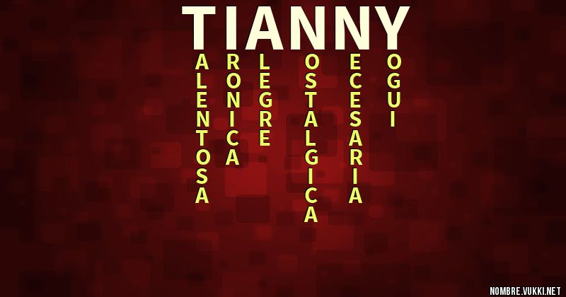 Qué significa tianny