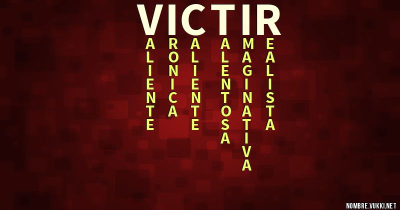 Qué significa victir
