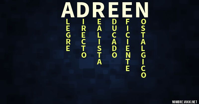 Qué significa adreen