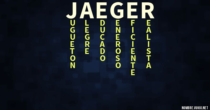 Qué significa jaeger