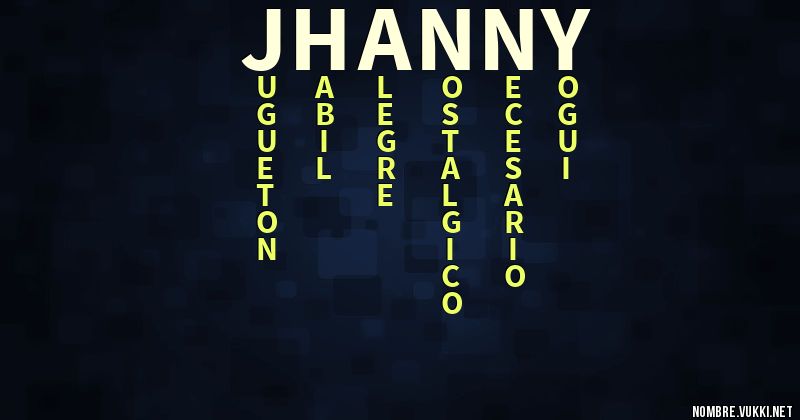 Qué significa jhanny