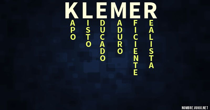 Qué significa klemer