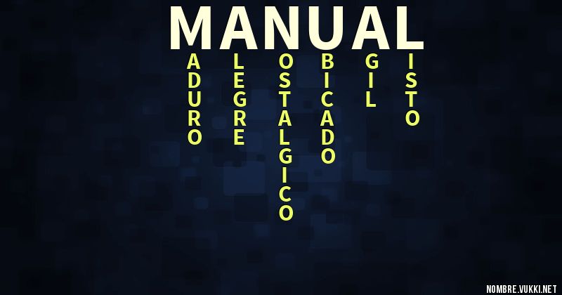 Qué significa manual