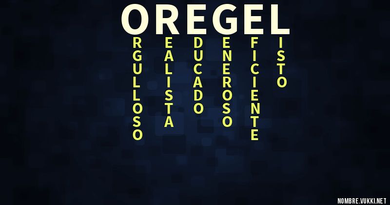 Qué significa oregel