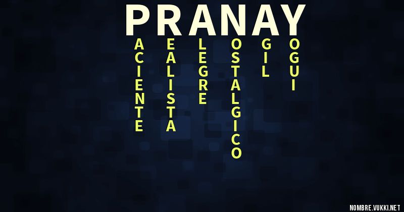 Qué significa pranay