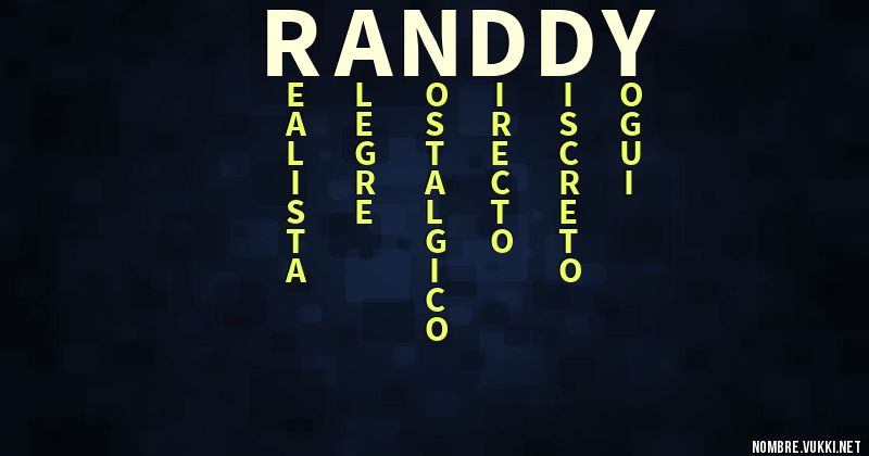 Qué significa randdy