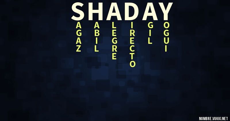 Qué significa shaday