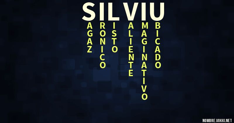 Qué significa silviu