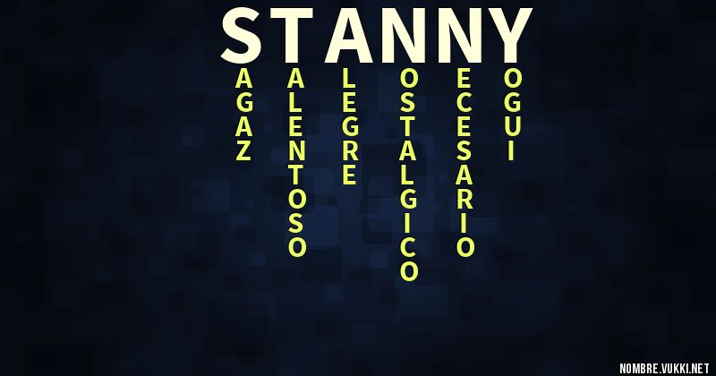 Qué significa stanny