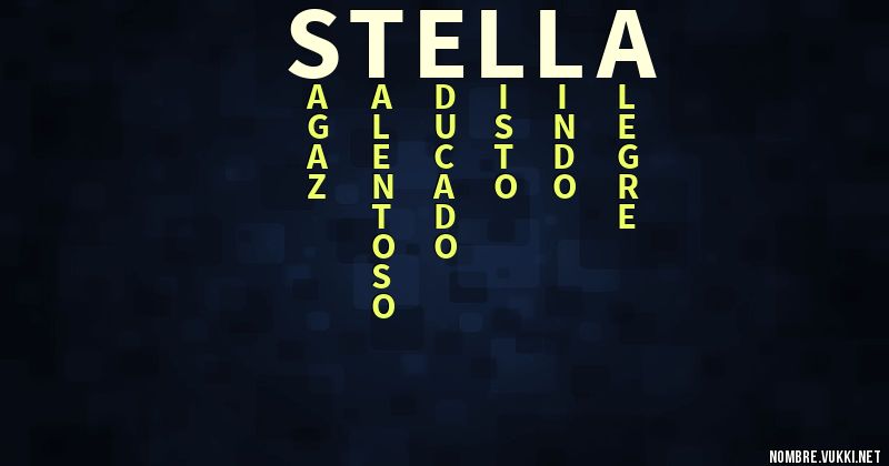 Qué significa stella