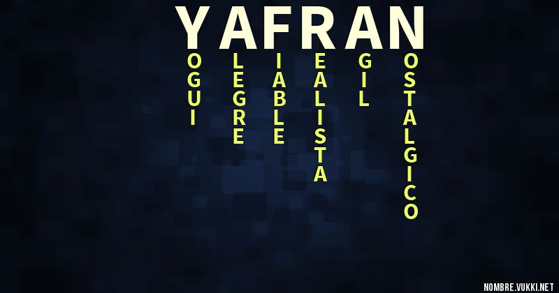 Qué significa yafran