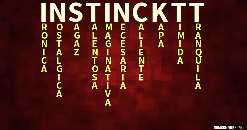 Qué significa instincktt