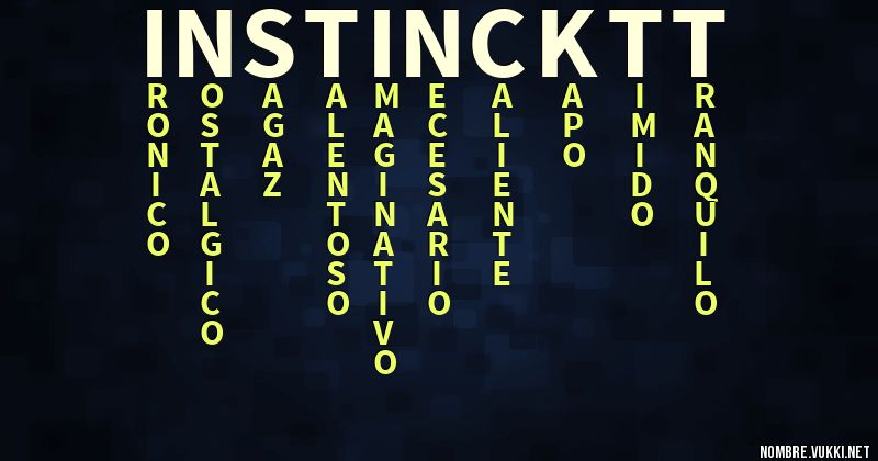 Qué significa instincktt