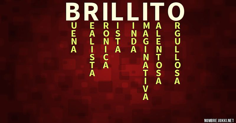 Qué significa brillito