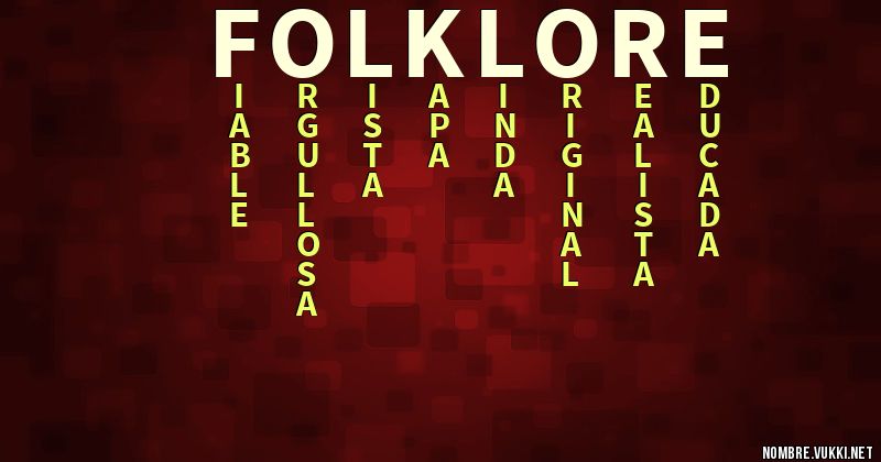 Qué significa folklore