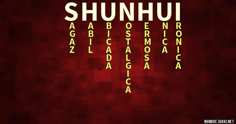 Qué significa shun-hui