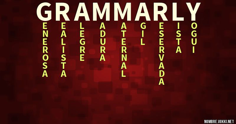 Qué significa grammarly