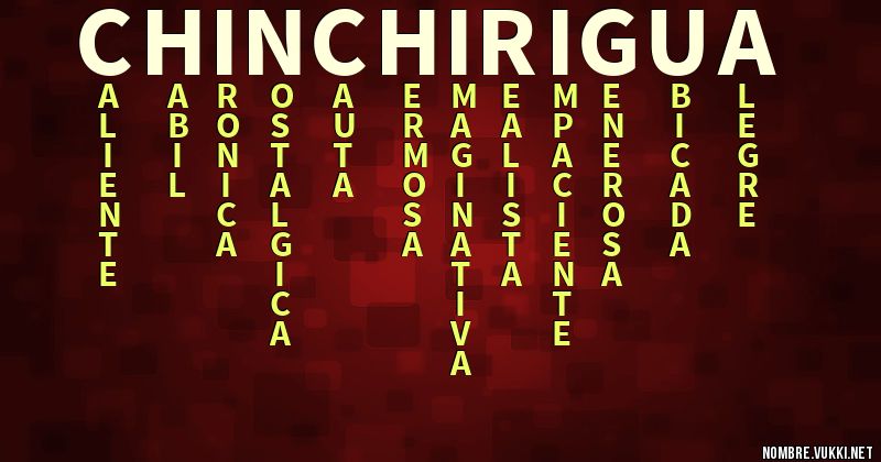 Qué significa chinchirigua