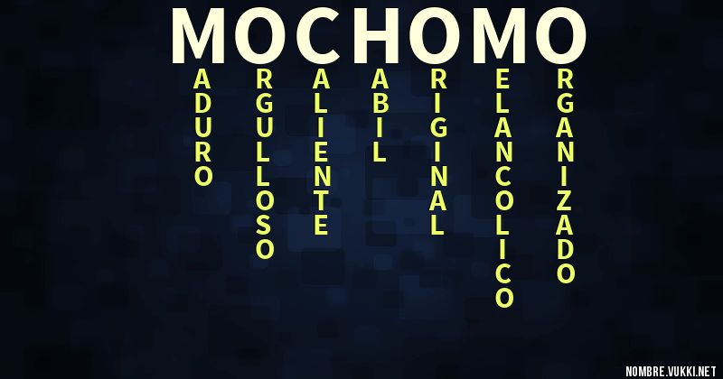 Qué significa mochomo