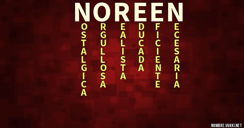 Qué significa noreen