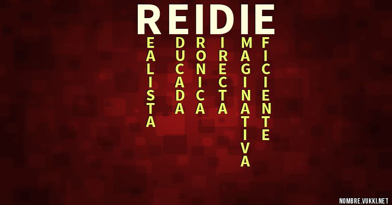 Qué significa reidie