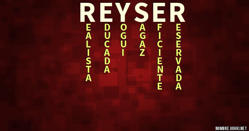 Qué significa reyser