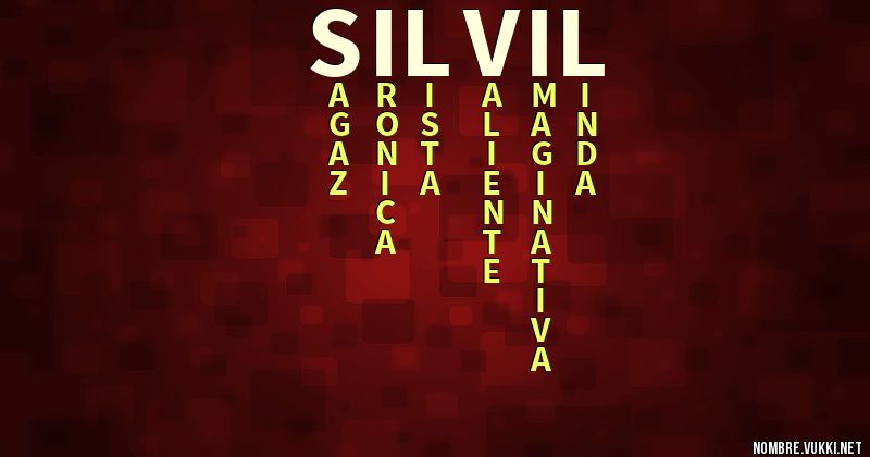 Qué significa silvil