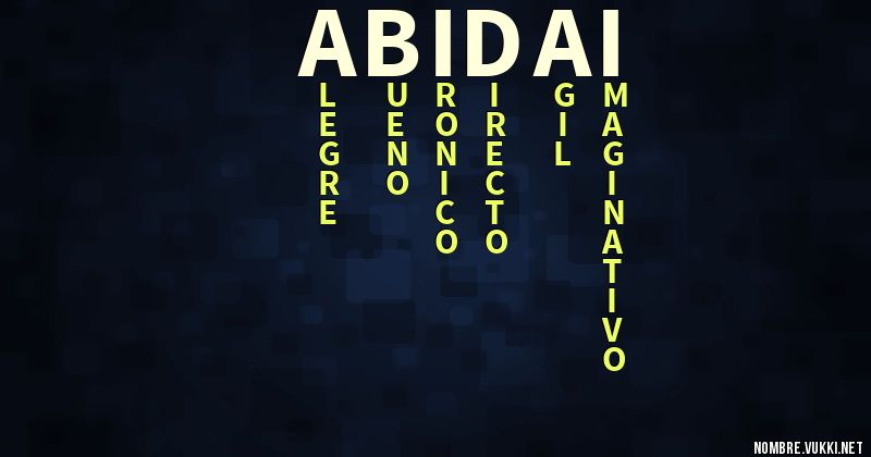 Qué significa abidai