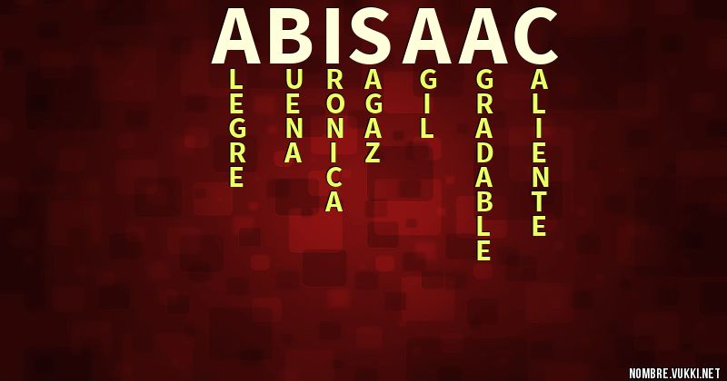 Qué significa abisaac