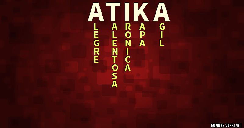 Qué significa atika