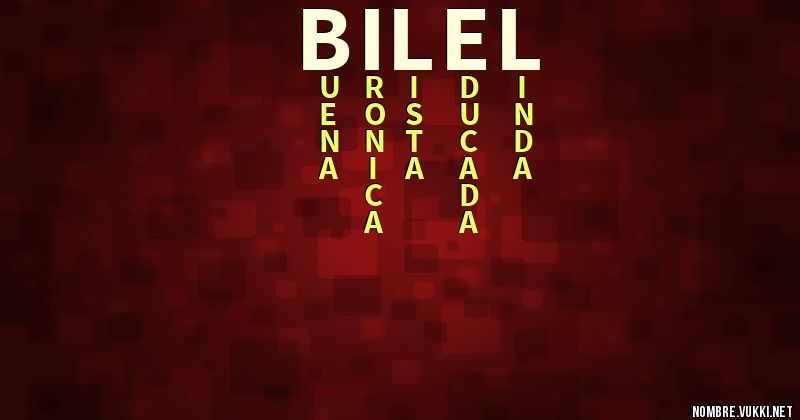 Qué significa bilel