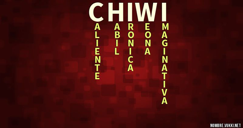 Qué significa chiwi